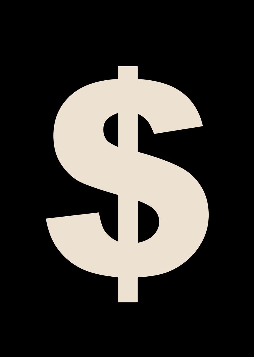 'Currency' Poster, picture, metal print, paint by TARA ART | Displate