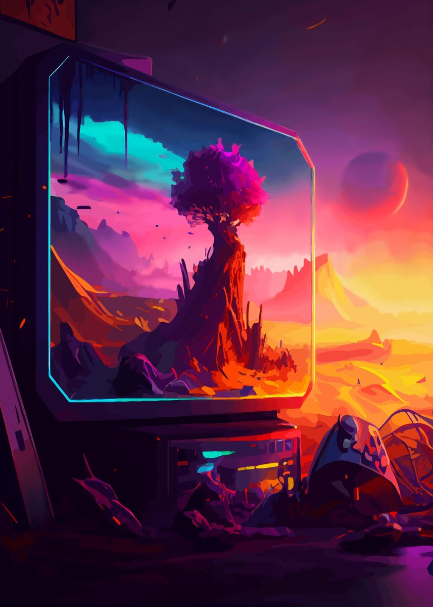 'Gaming Room Gamer Game' Poster, picture, metal print, paint by Animal ...