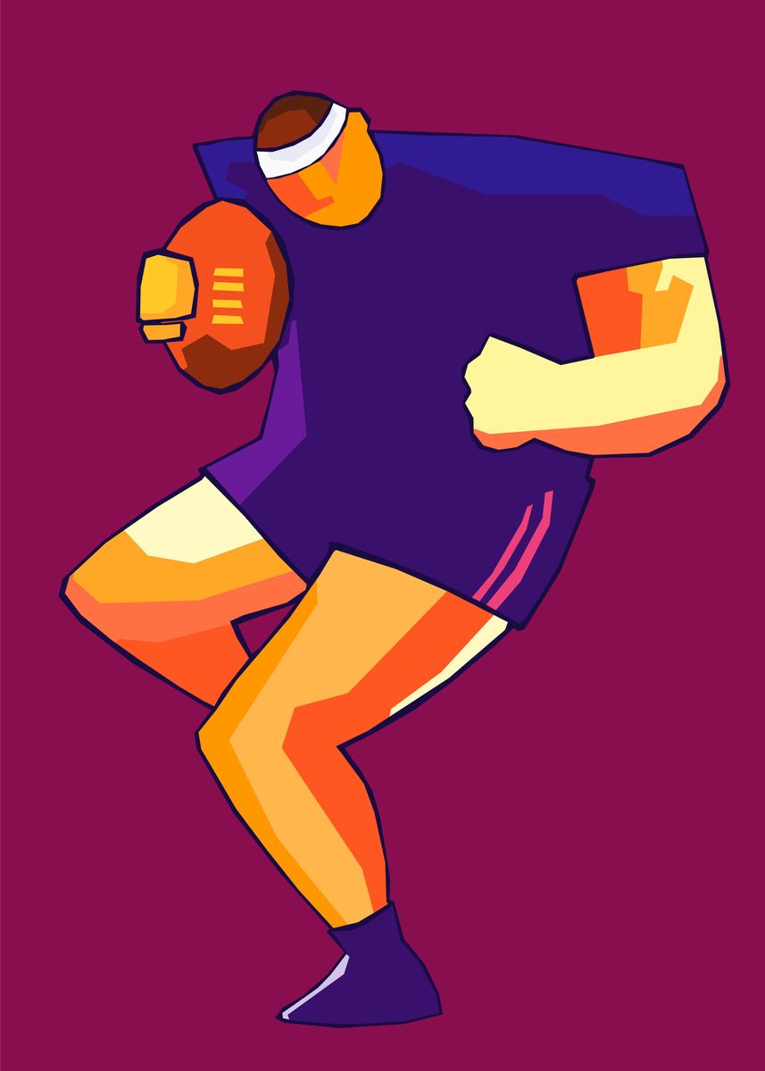 'Rugby Union' Poster, picture, metal print, paint by Andrew Felix ...