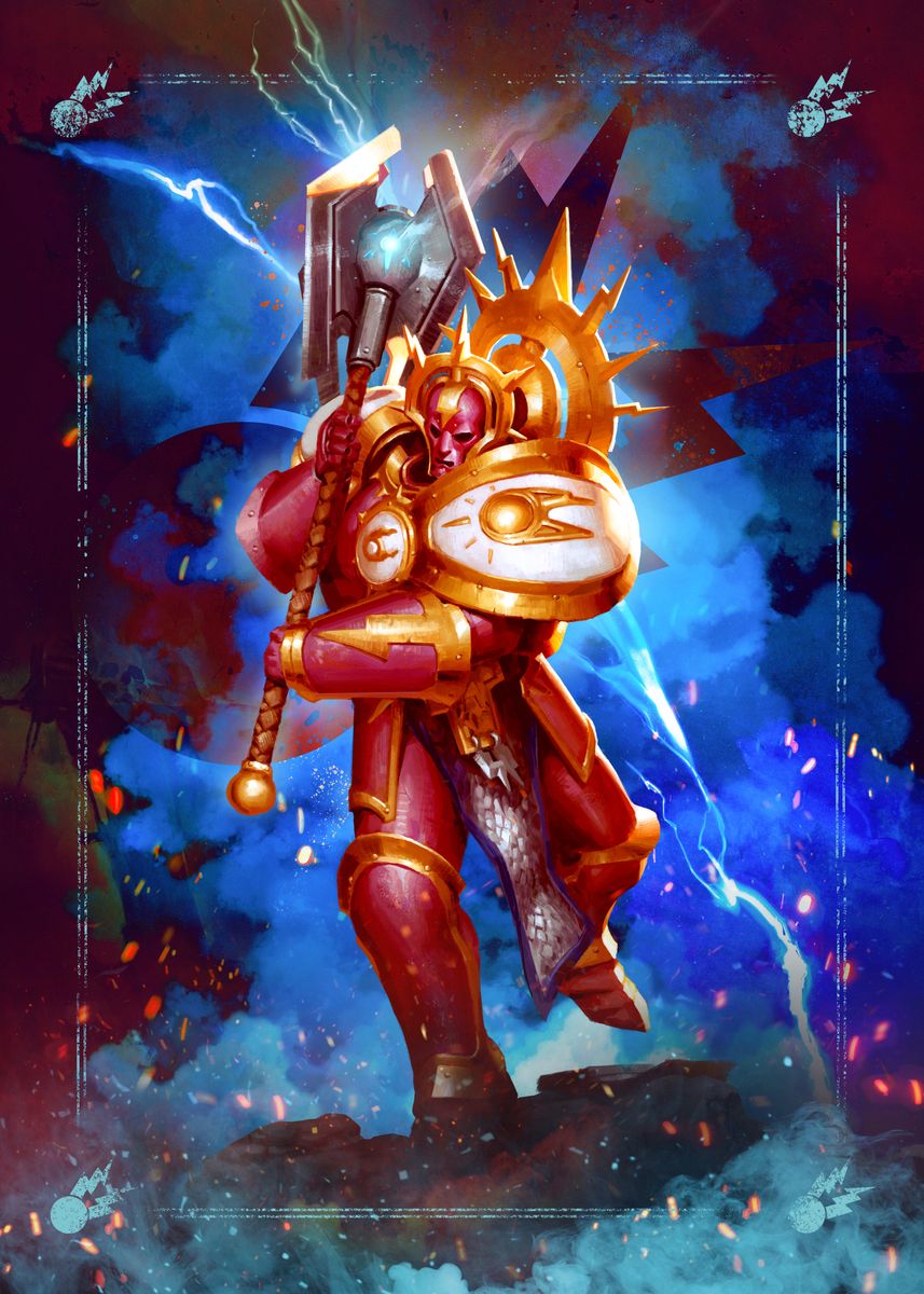 'Celestial Warbringer' Poster, picture, metal print, paint by Warhammer ...