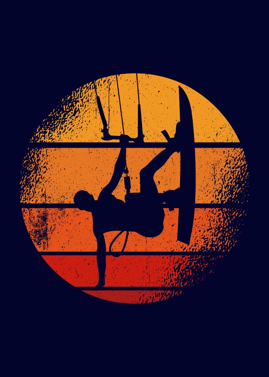 'Kiteboarding Kitesurfing' Poster, picture, metal print, paint by MzumO ...