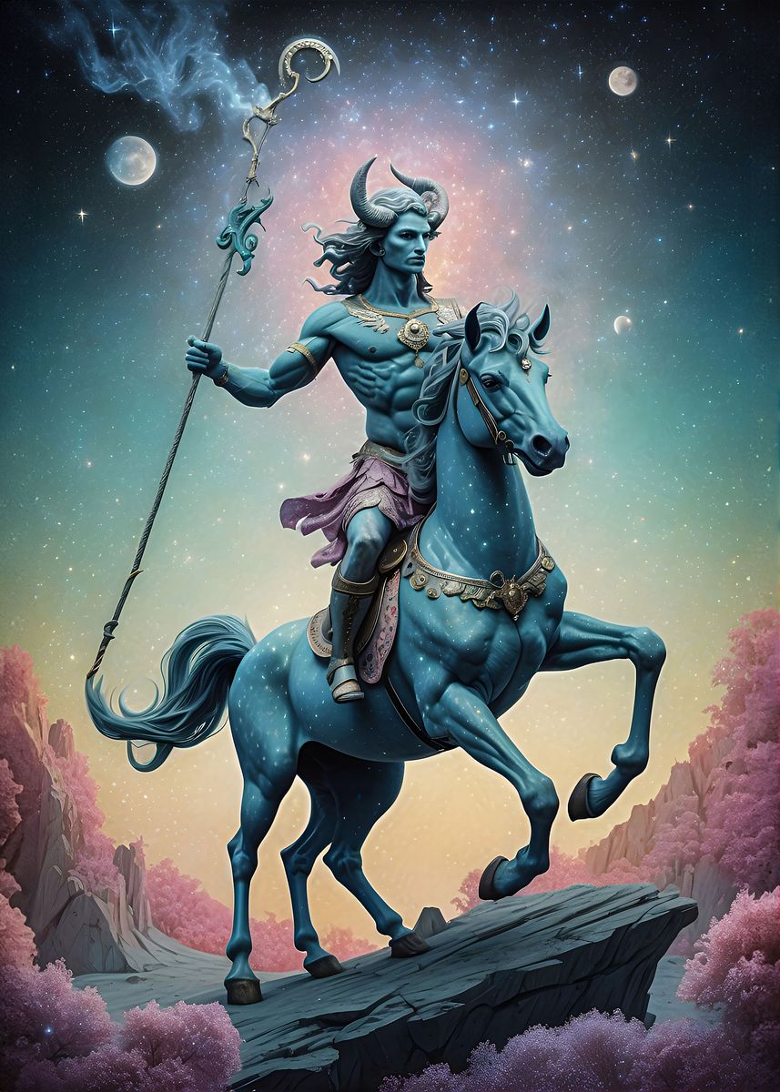 'Whimsical Astral Card' Poster, picture, metal print, paint by ...