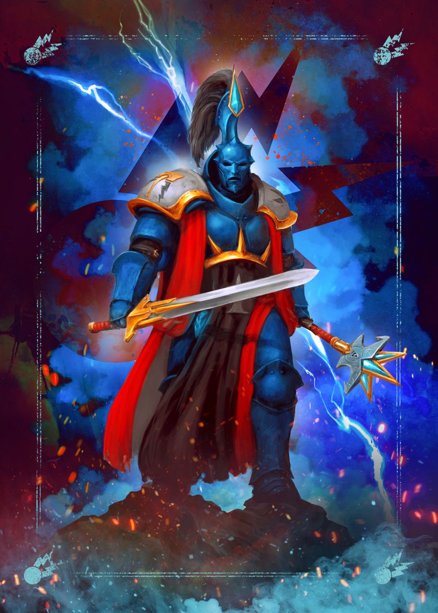 'Knights of Azyr Evocator' Poster, picture, metal print, paint by ...