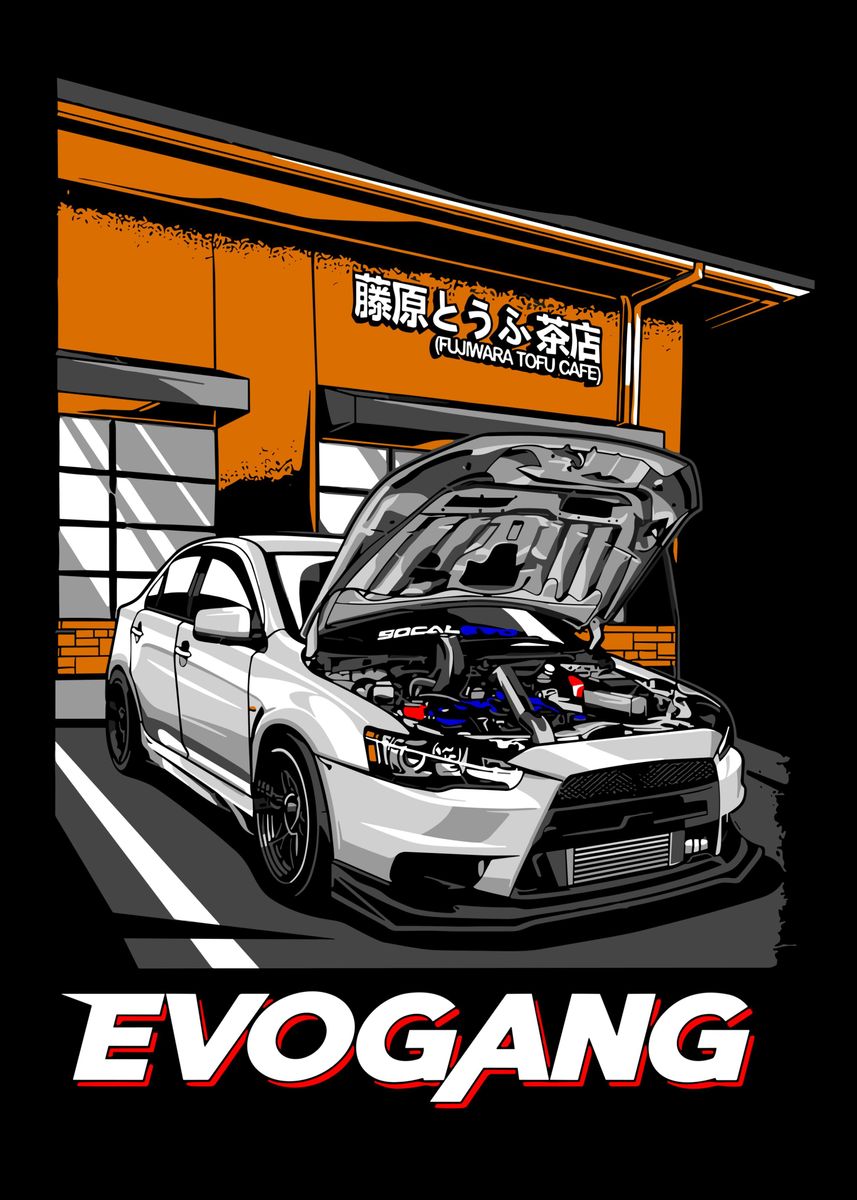 'Evo Legend' Poster, picture, metal print, paint by Savinda | Displate