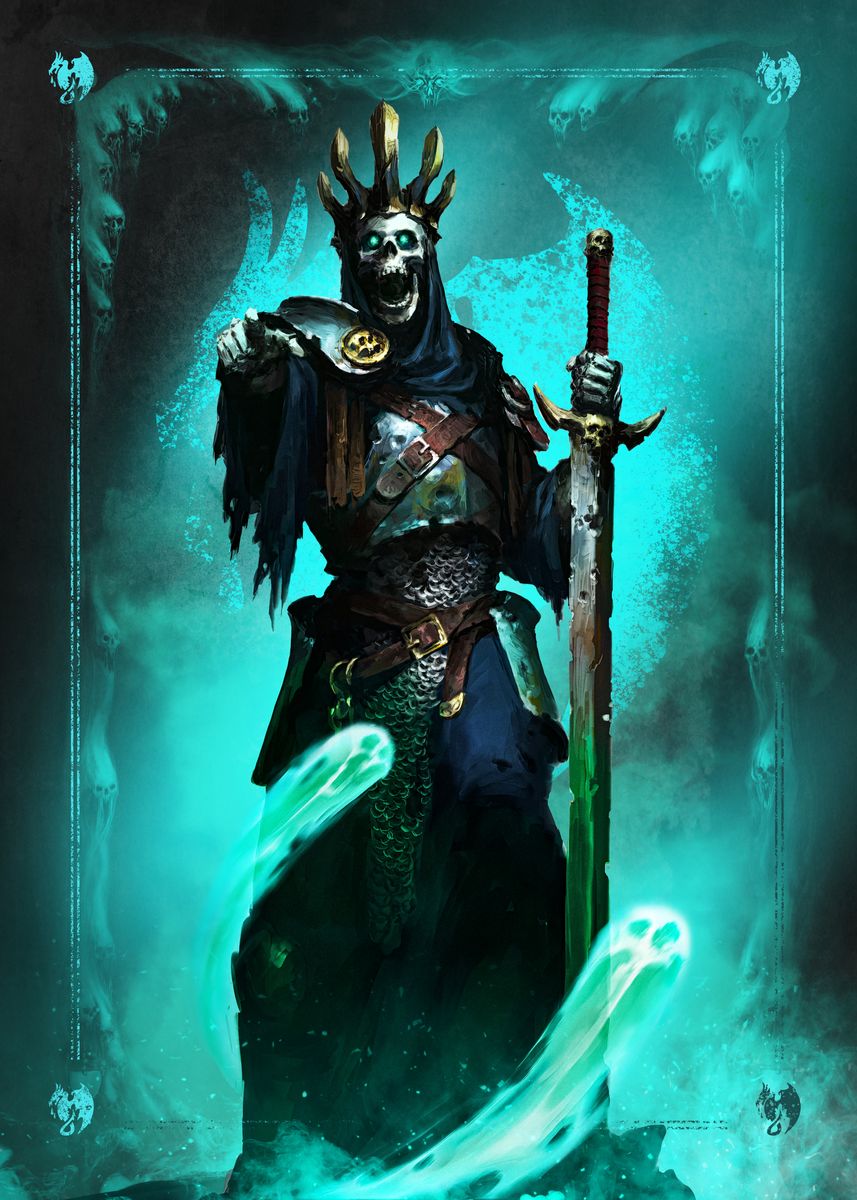 'King Morlak Velmorn' Poster, picture, metal print, paint by Warhammer ...