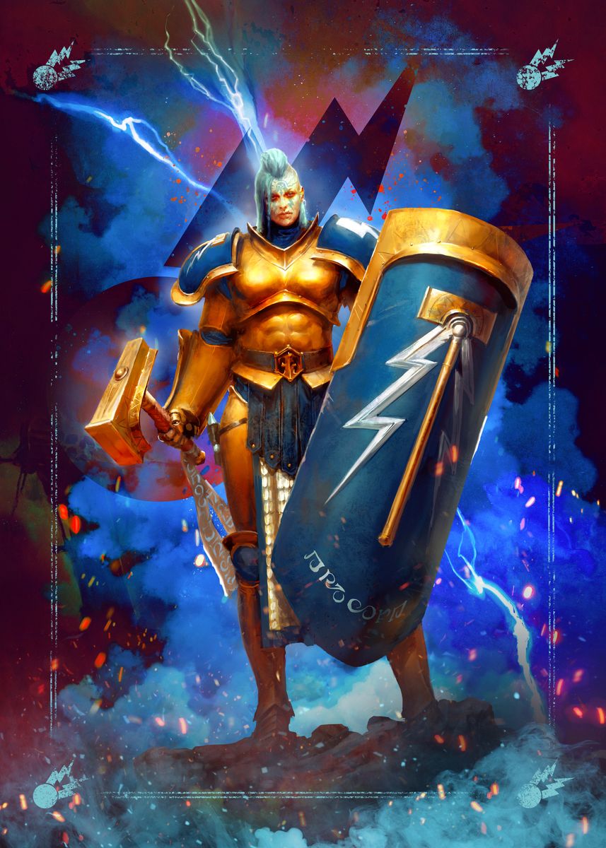 'Stormcast Liberator 1' Poster, picture, metal print, paint by ...