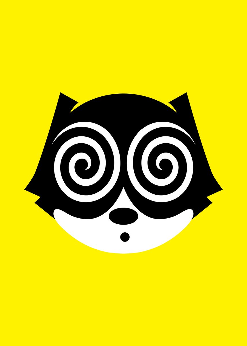 'Felix the Cat Dazed Face' Poster by Felix the Cat | Displate