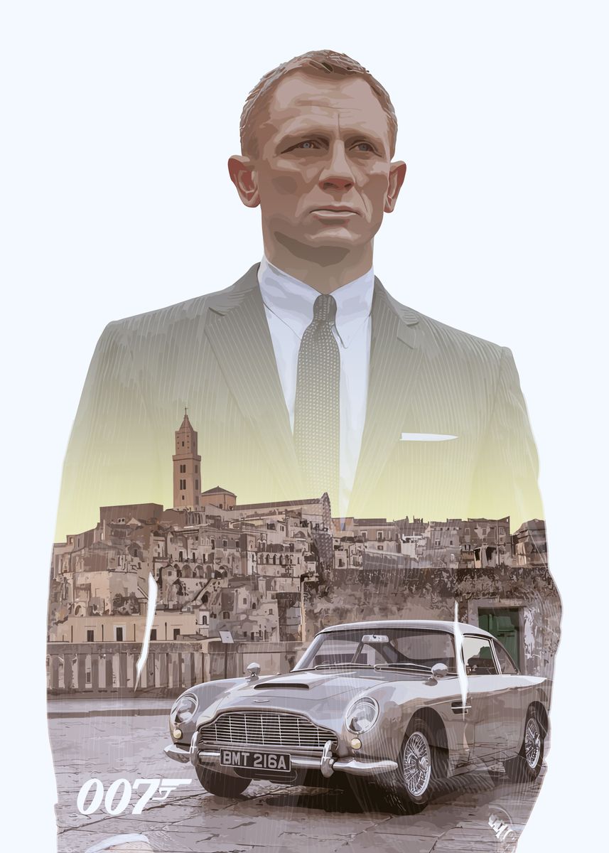 '007 Movie Poster' Poster, picture, metal print, paint by NuMaNi Art ...