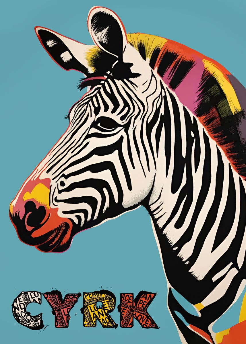 'Vintage Cyrk Poster CIRCUS' Poster, picture, metal print, paint by ...