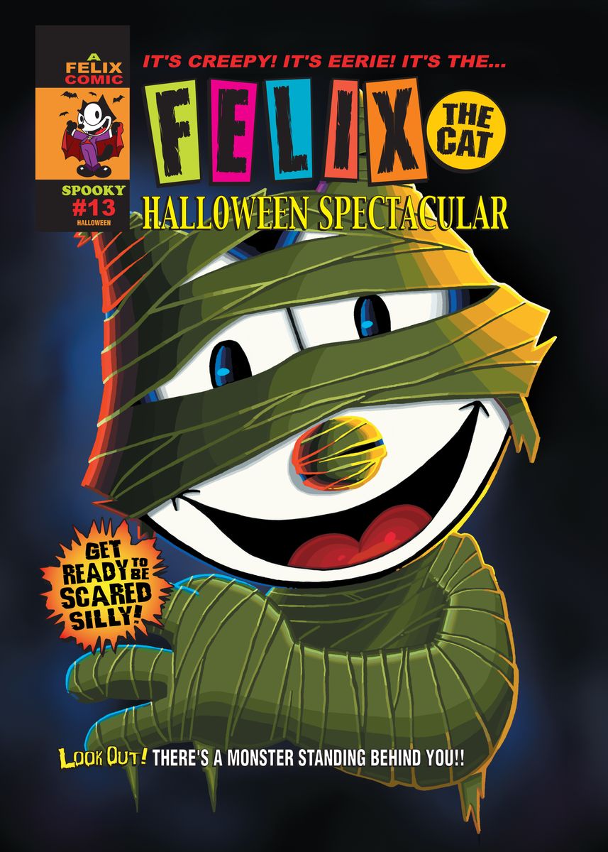 'Felix the Cat Cover Art' Poster, picture, metal print, paint by Felix ...