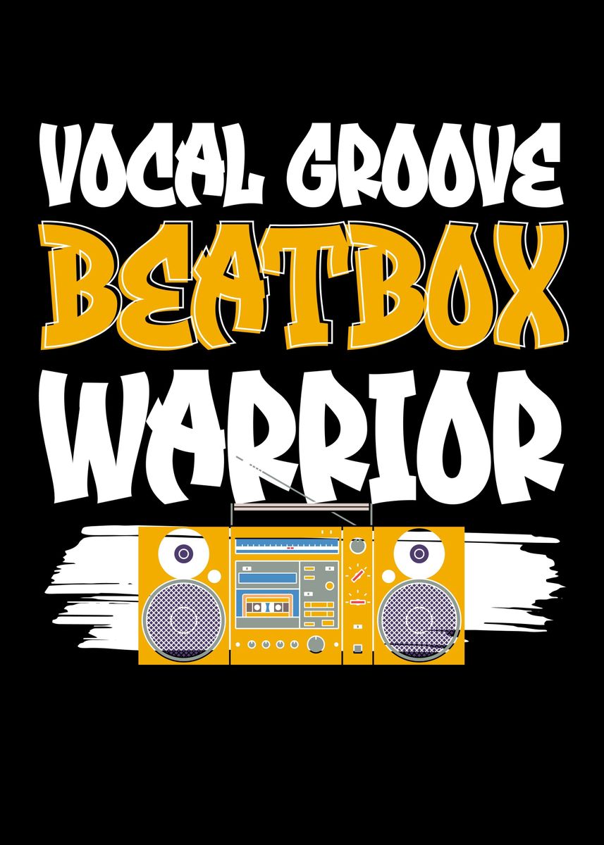 'Vocal Groove Beatbox' Poster, picture, metal print, paint by kritich ...