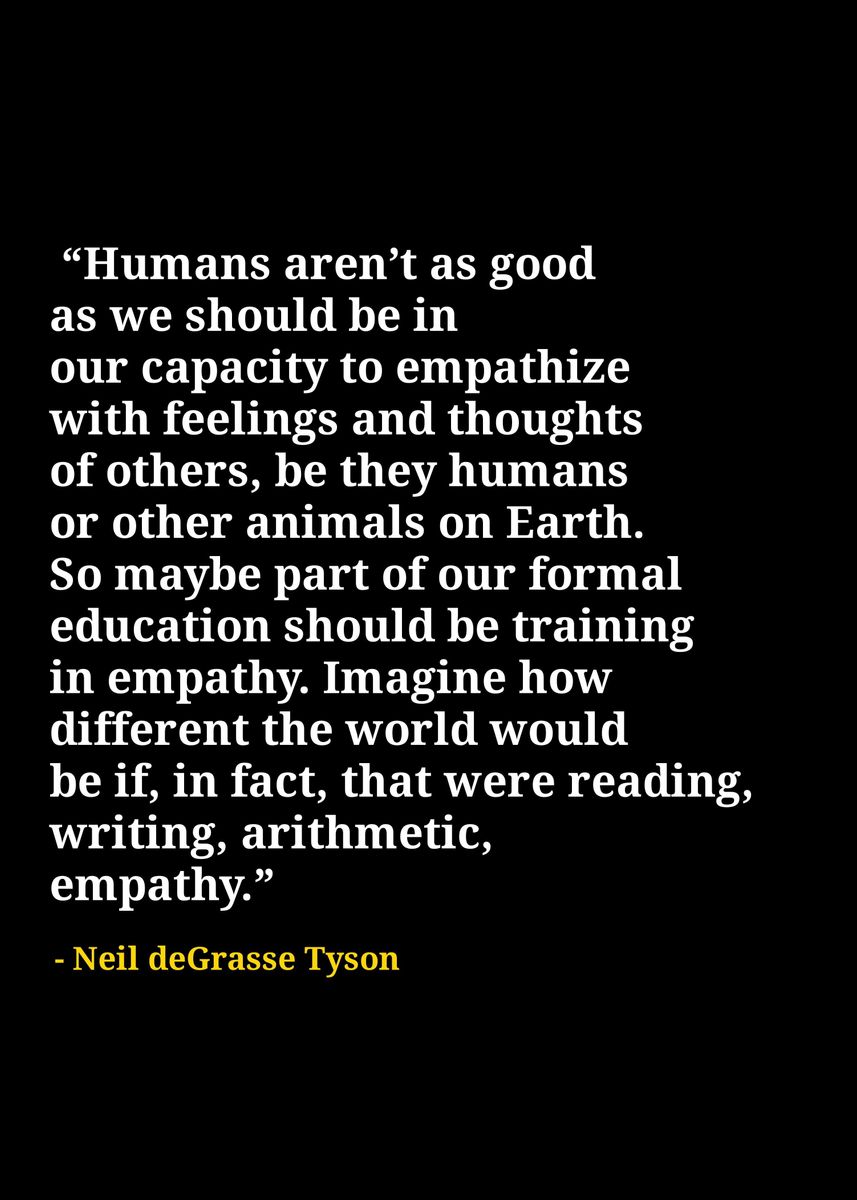 'Neil degrasse Tyson quotes' Poster, picture, metal print, paint by ...