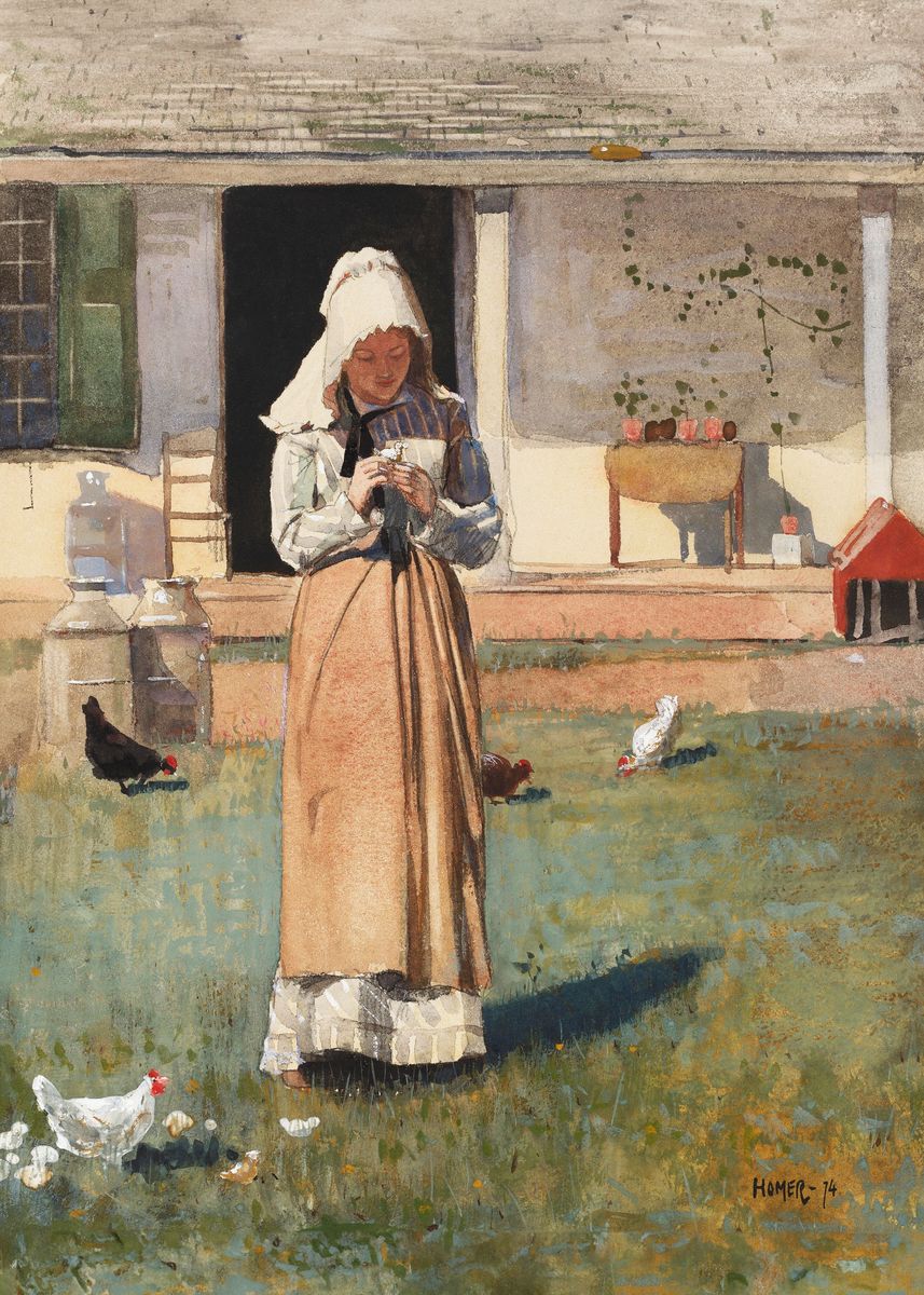 'The Sick Chicken' Poster, picture, metal print, paint by anamaria ...