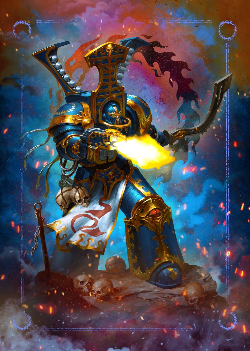 'Thousand Son Scarab Occult' Poster, picture, metal print, paint by ...