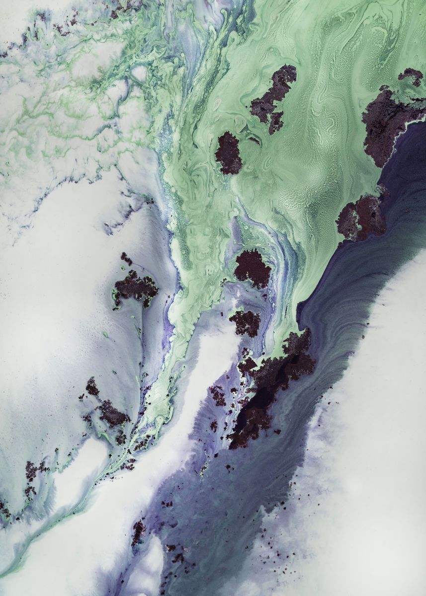 'Delta' Poster, picture, metal print, paint by Petra Meikle de Vlas ...