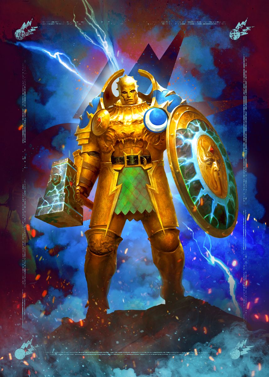 'Stormcast Annihilator' Poster, picture, metal print, paint by ...