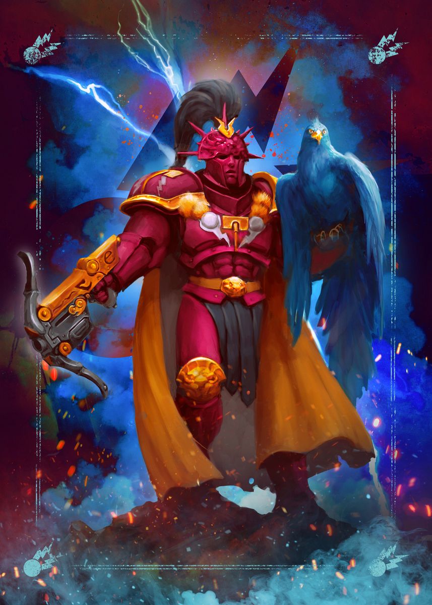 'Astral Templars Farstrider' Poster, picture, metal print, paint by ...