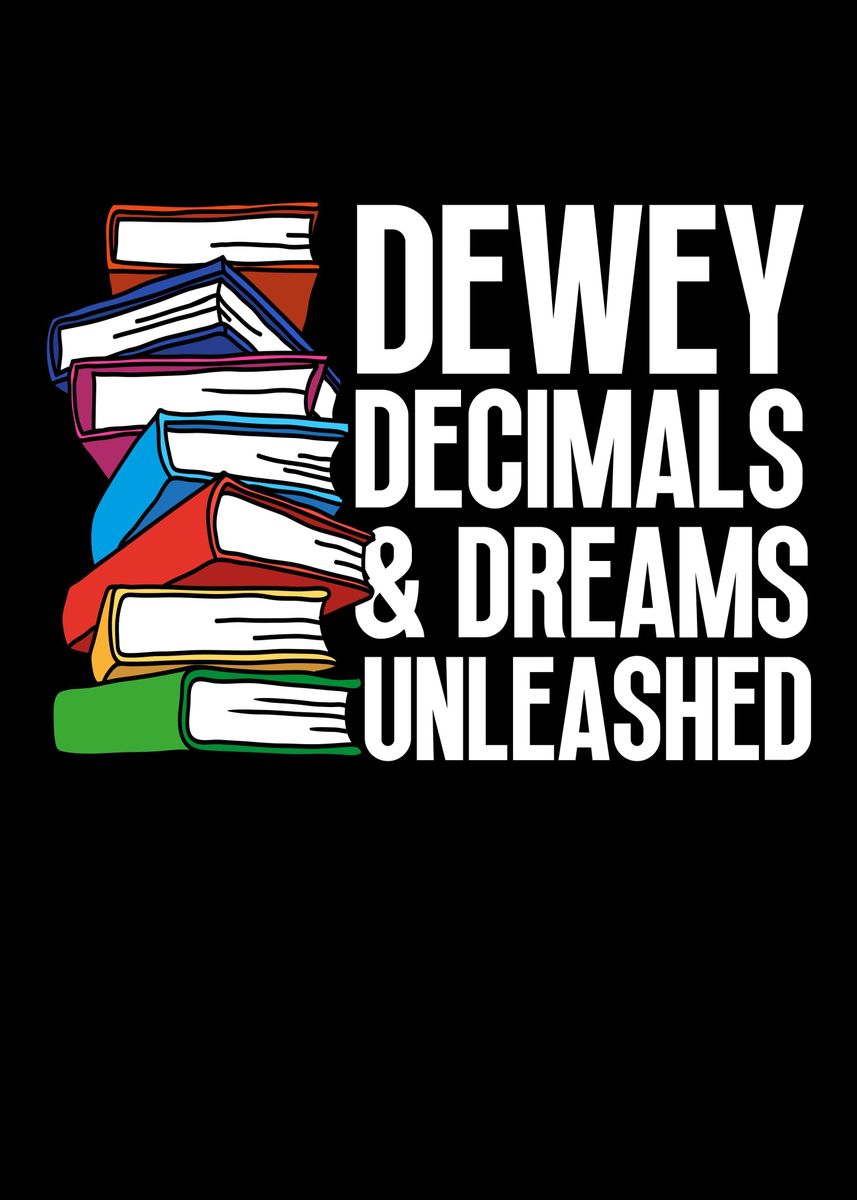 'Dewey Decimals Dreams' Poster, picture, metal print, paint by kritich ...