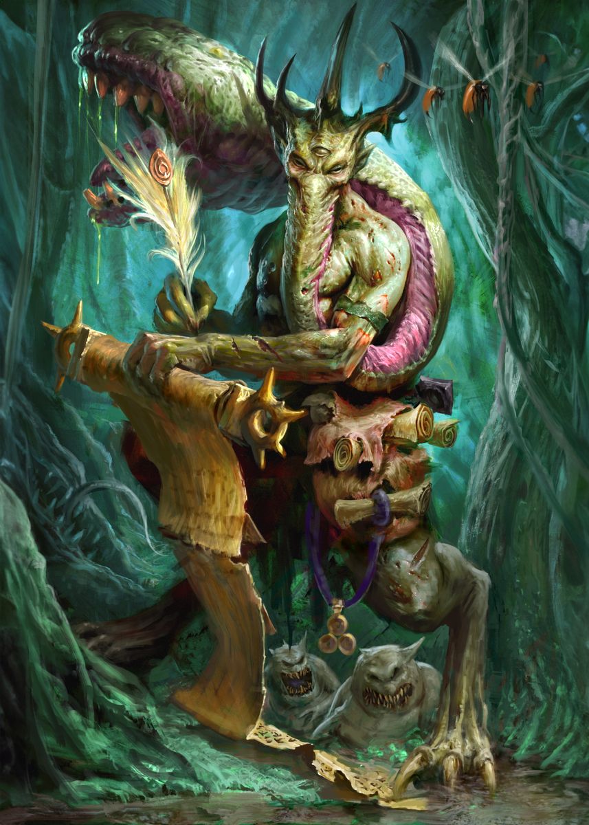 'Spoilpox Scrivener' Poster, picture, metal print, paint by Warhammer ...