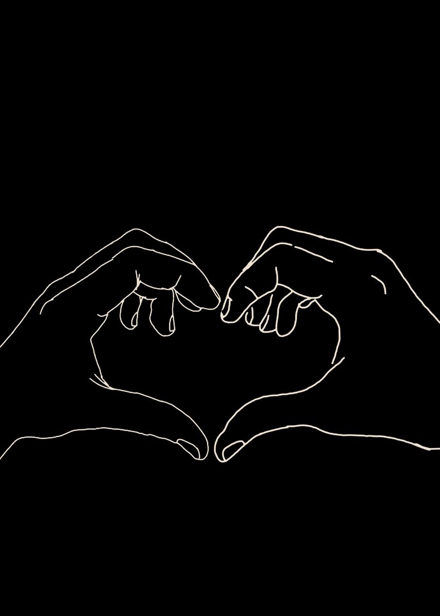 'Hand' Poster, picture, metal print, paint by TARA ART | Displate