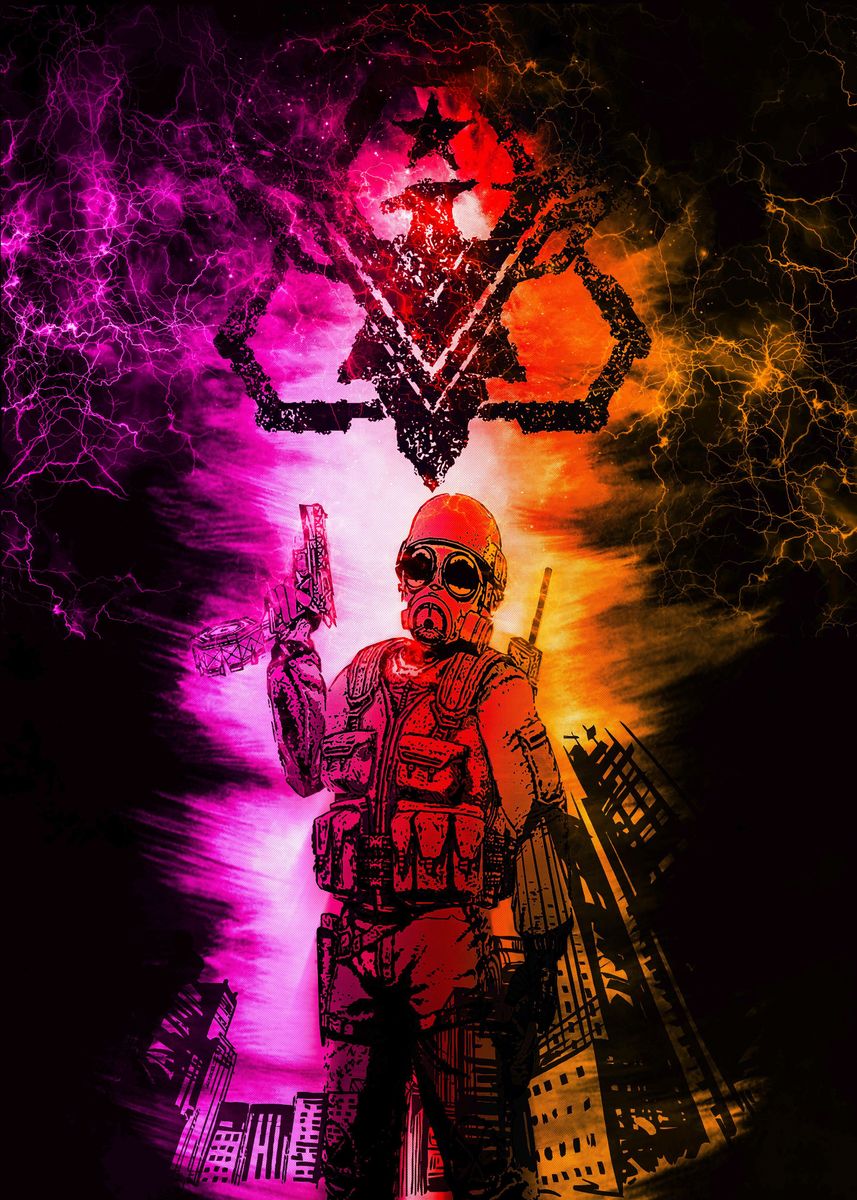 'Military storm light' Poster, picture, metal print, paint by Pop art ...