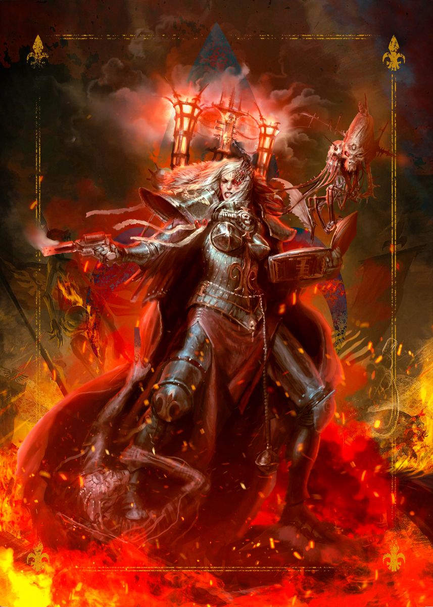 'Canoness' Poster, picture, metal print, paint by Warhammer | Displate