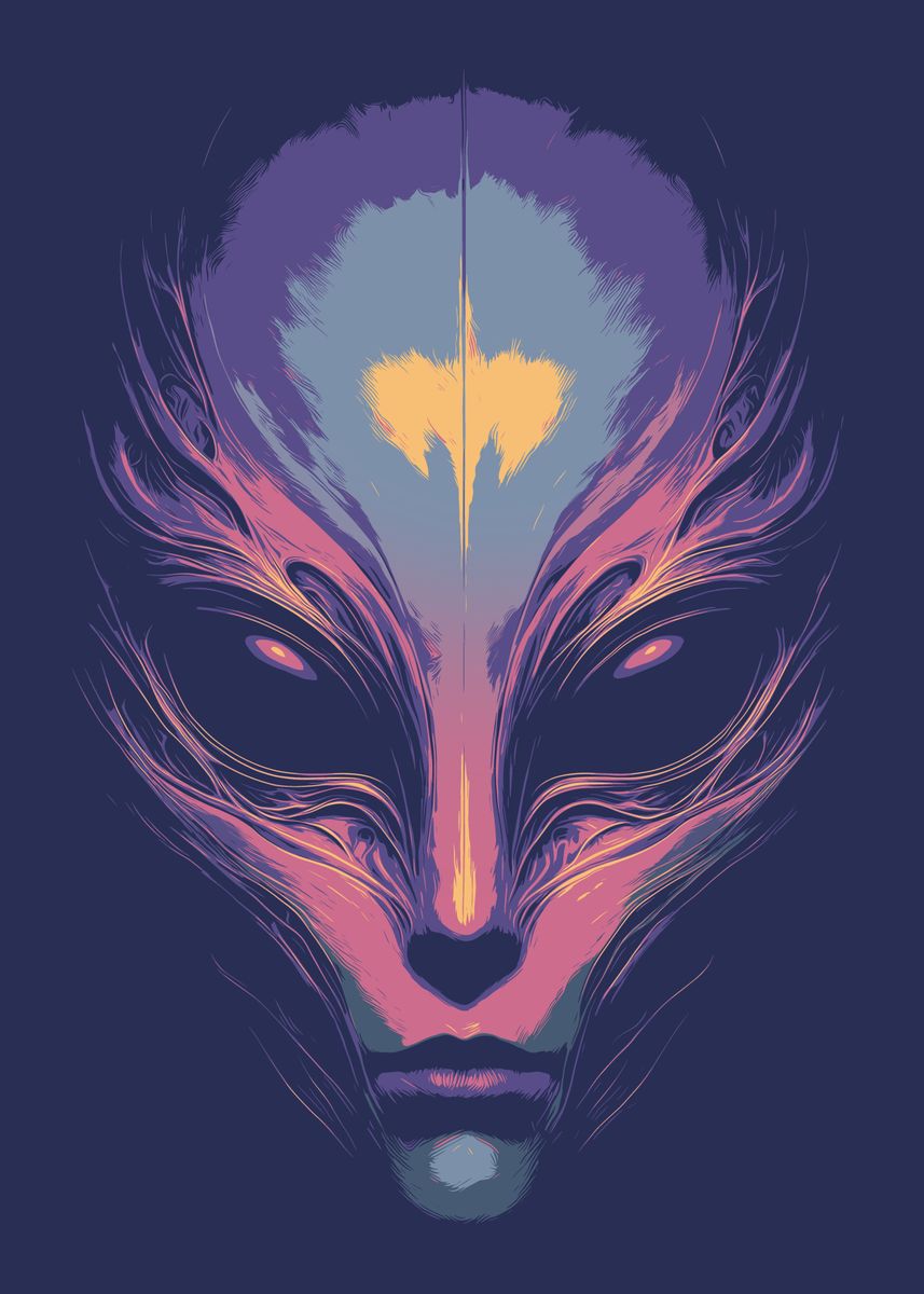 'Alien' Poster by Kamelyon | Displate