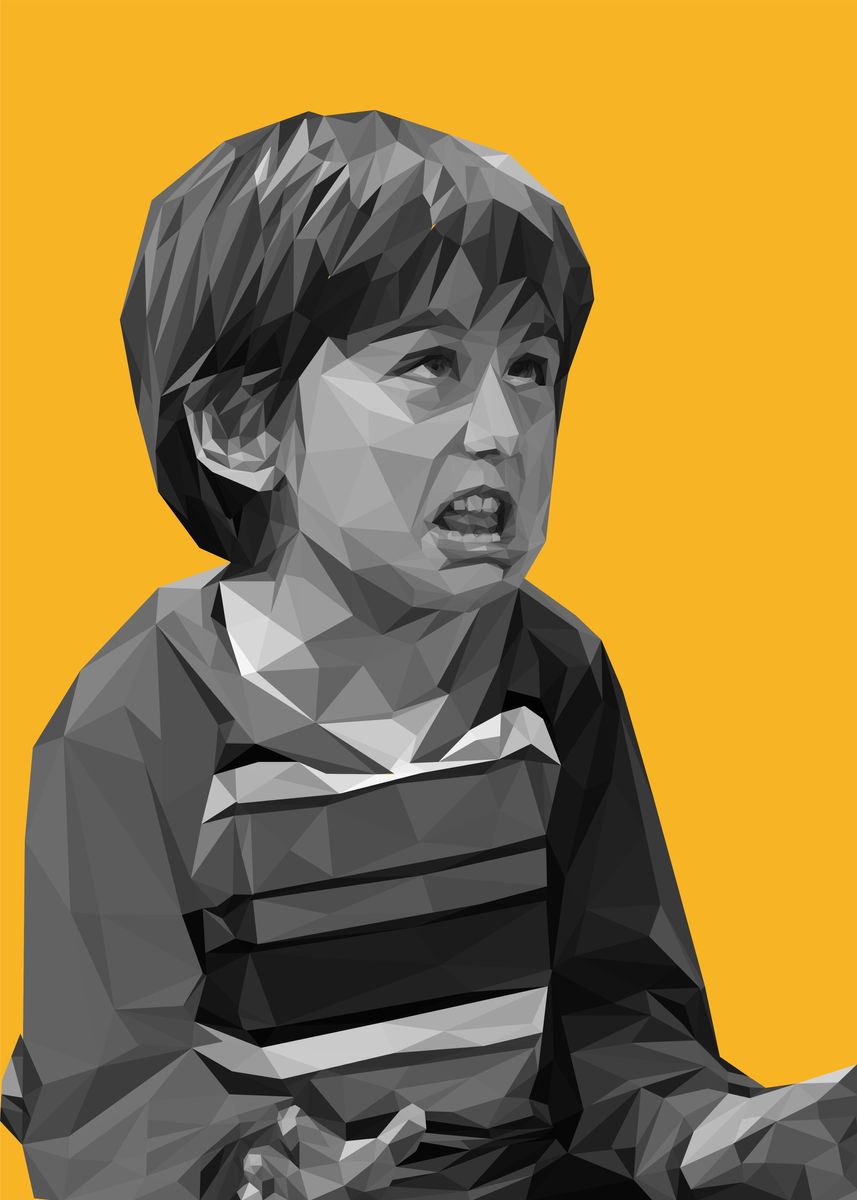 'mocking kid' Poster, picture, metal print, paint by Aesthetic Metal ...