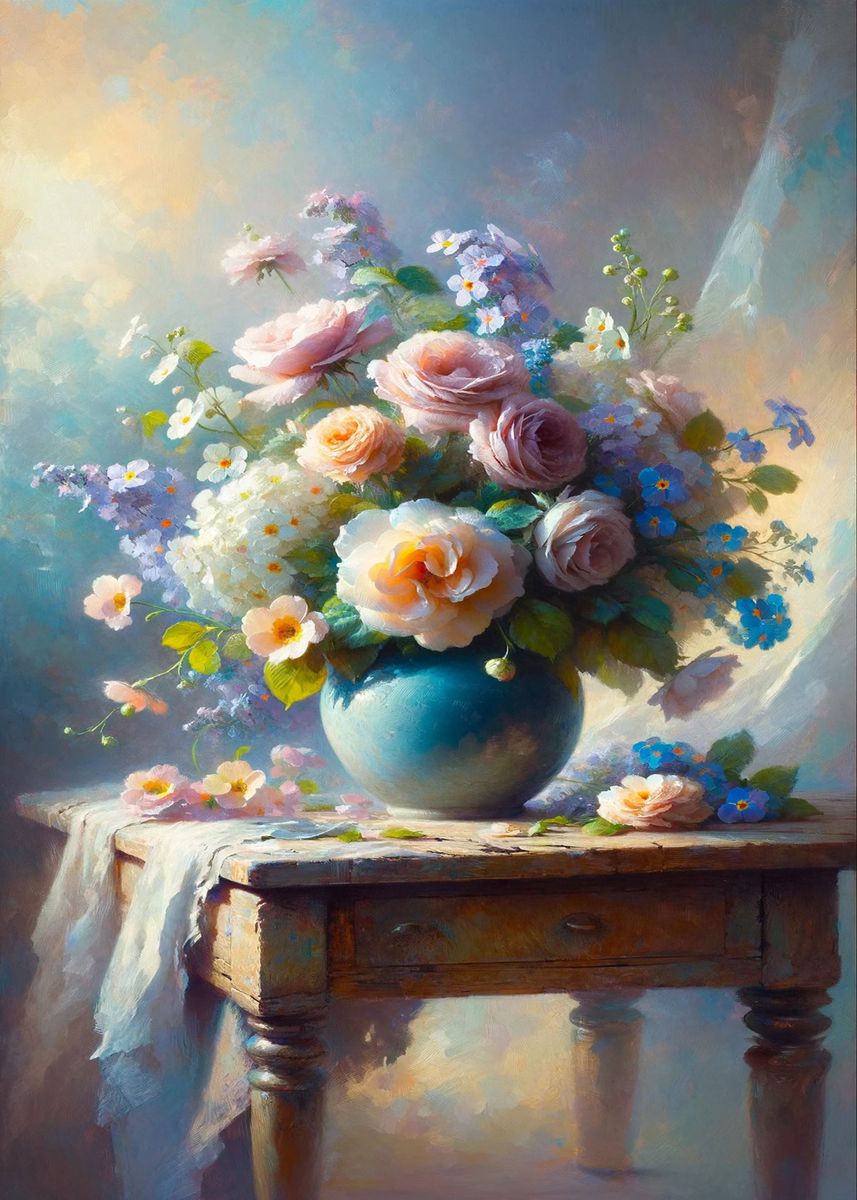 'Beautiful Flower' Poster by Hawysia Leyna | Displate