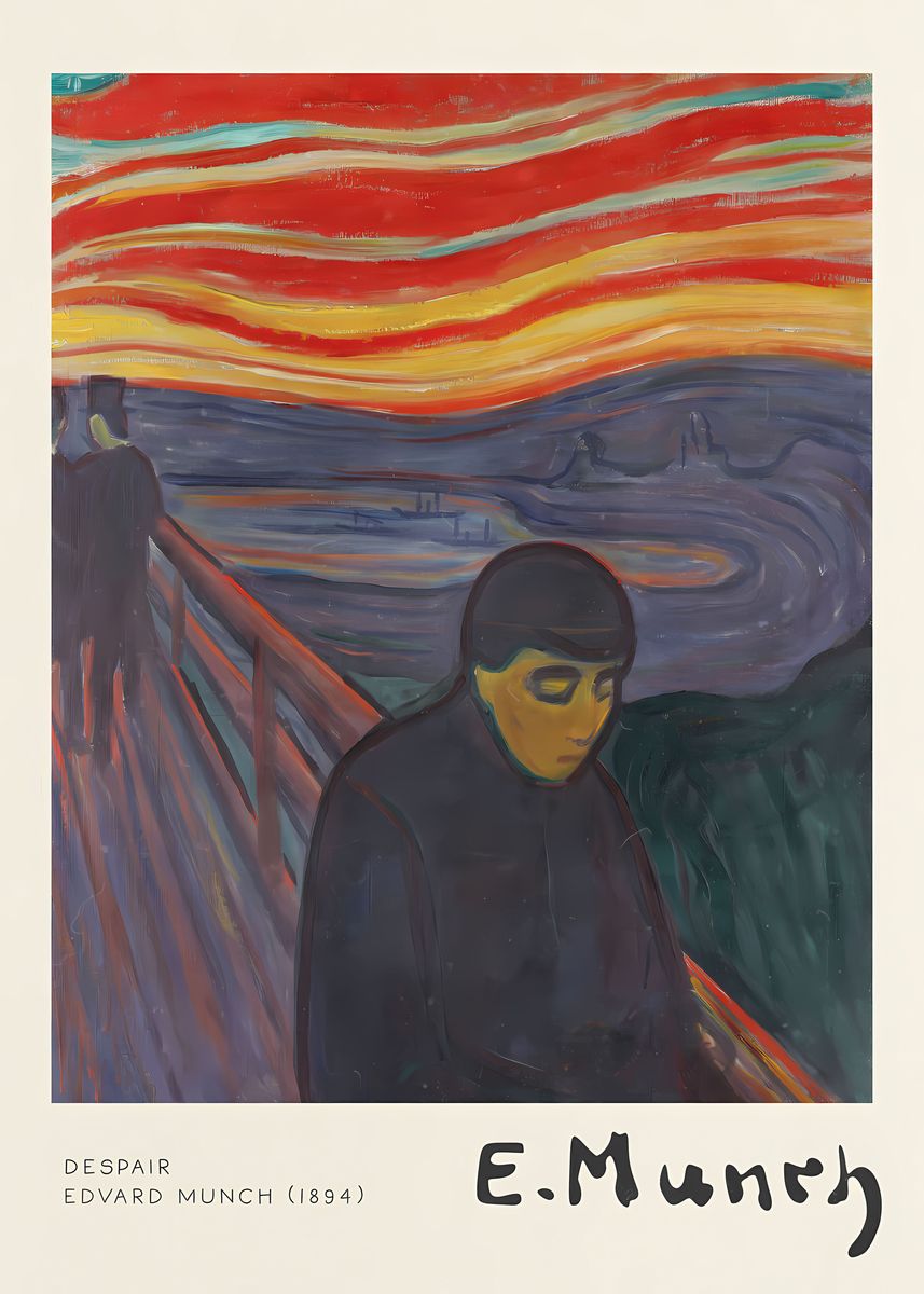 'Despair' Poster, picture, metal print, paint by Executive Clubs | Displate