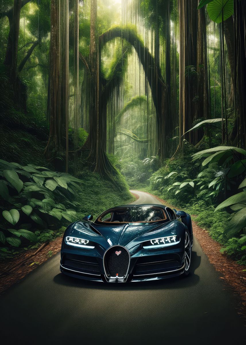 'Super sport car aesthetic ' Poster, picture, metal print, paint by Ji ...