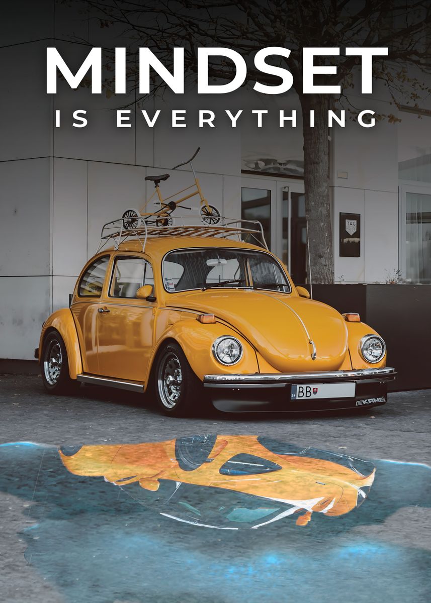 'Mindset is Everything' Poster, picture, metal print, paint by ...