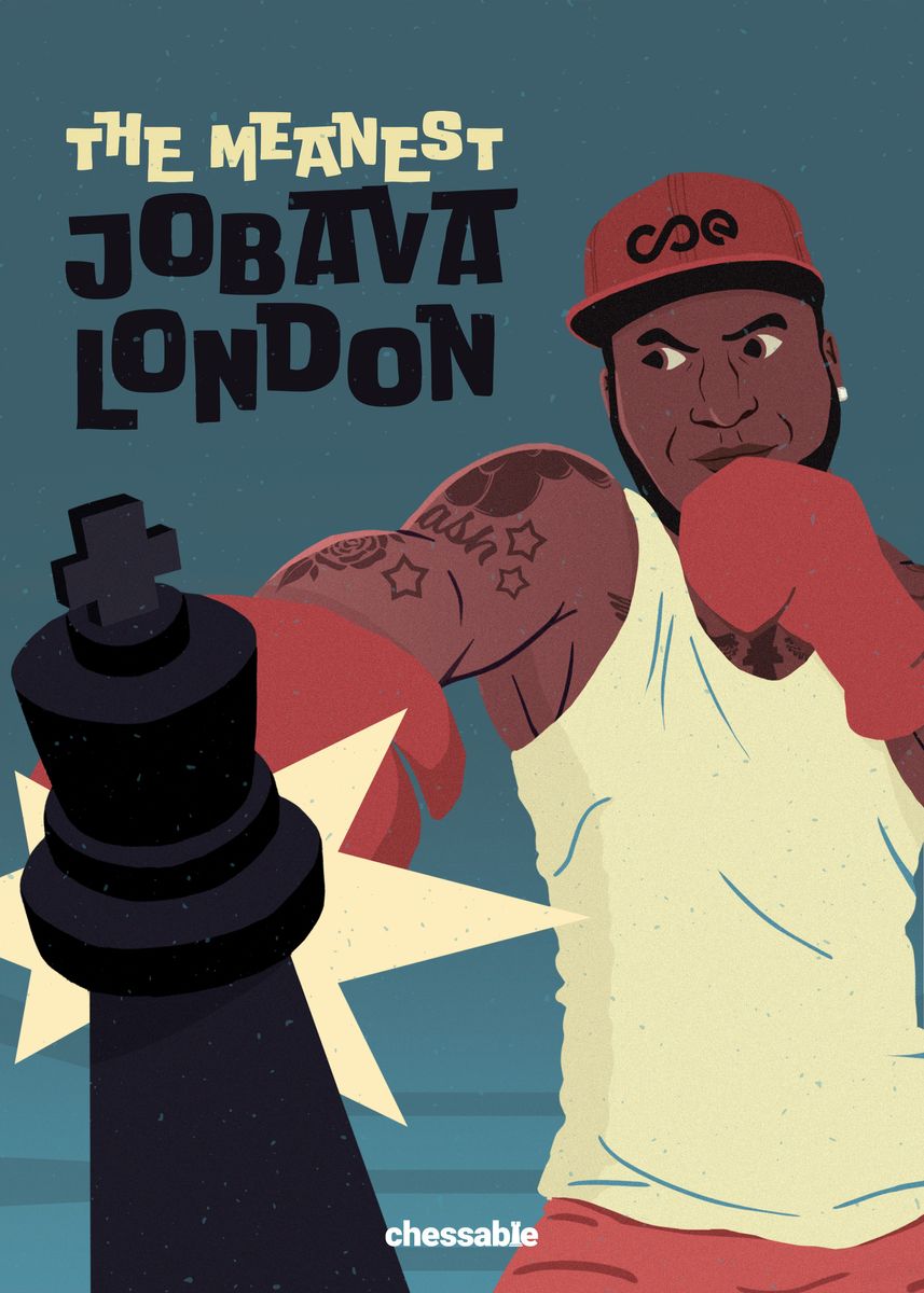 'The Meanest Jobava London' Poster, picture, metal print, paint by ...