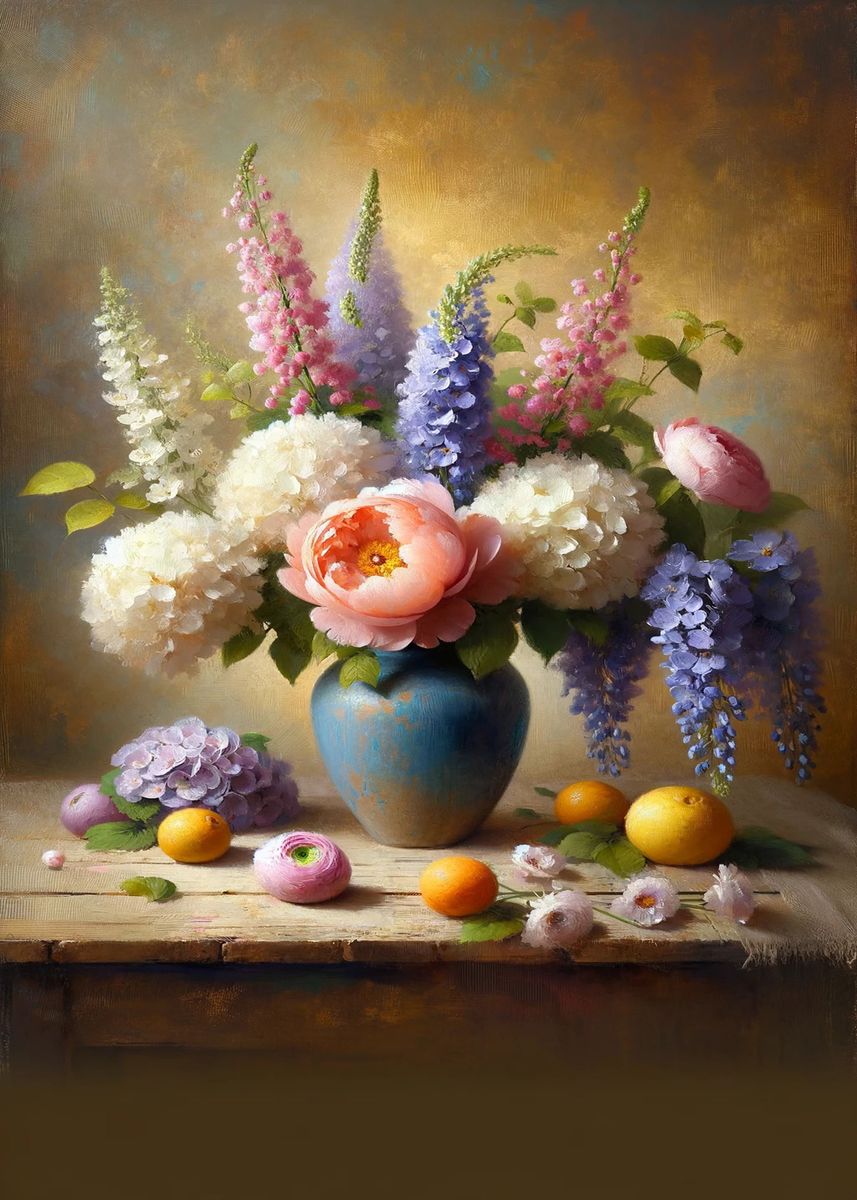 'Beautiful Flower' Poster, picture, metal print, paint by Hawysia Leyna ...