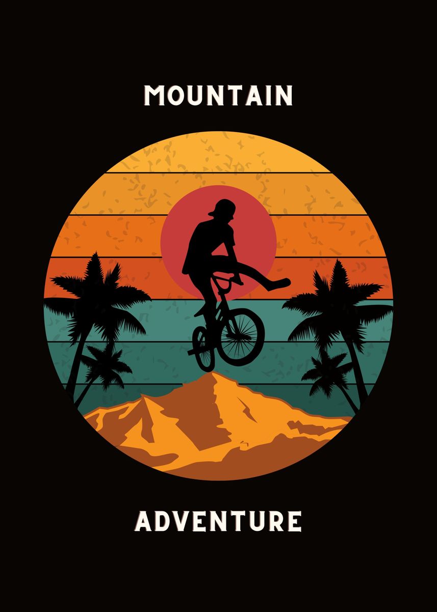 'Mountain Adventure ' Poster, picture, metal print, paint by Faqih Art ...