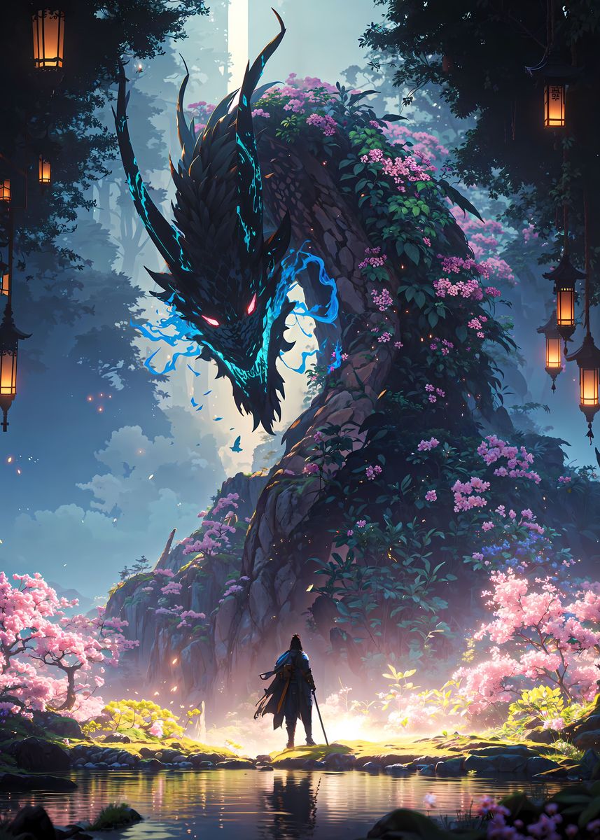 'Dangerous Encounter' Poster, picture, metal print, paint by ...