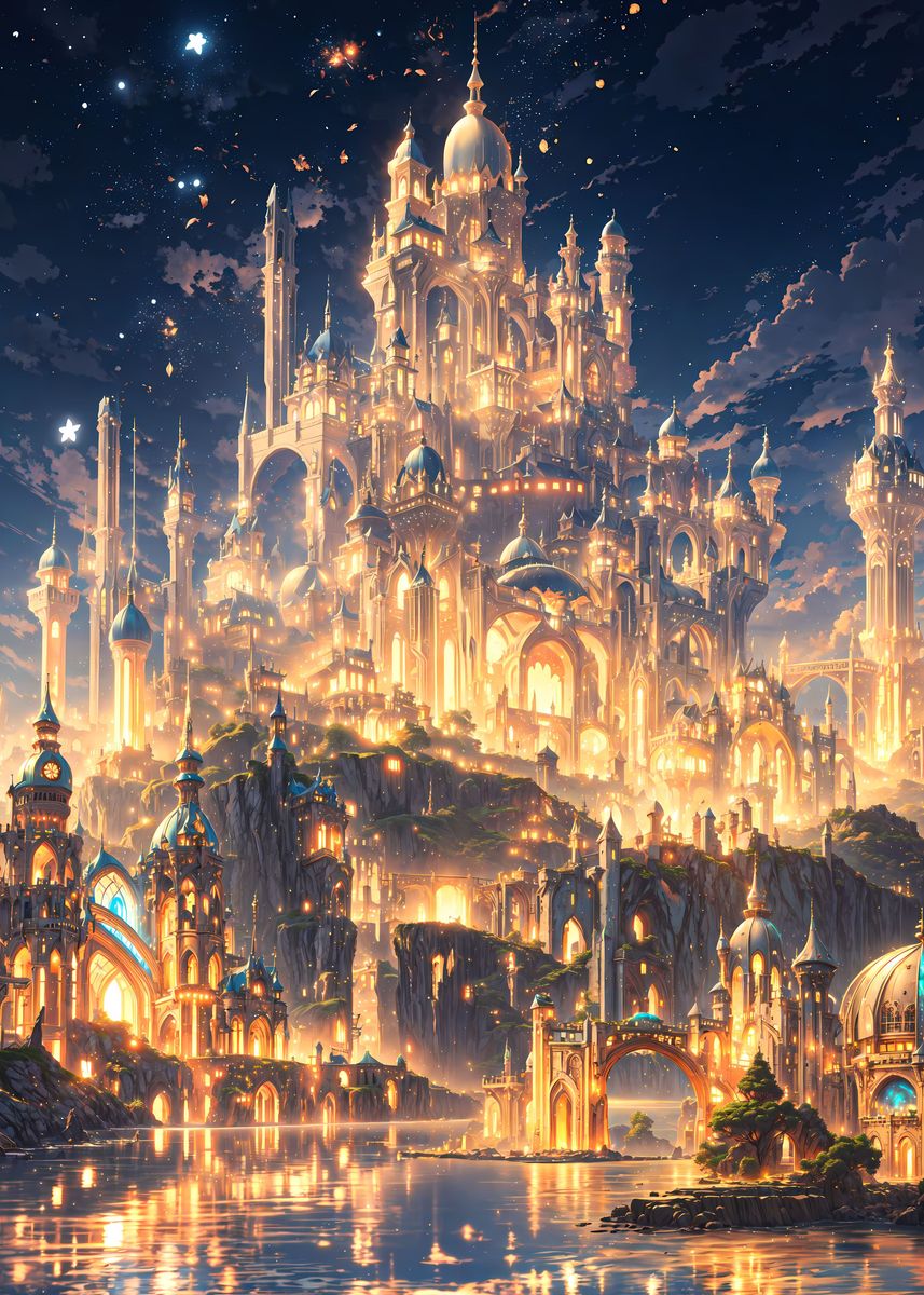 'Celestial Realm' Poster, picture, metal print, paint by SideygitArt ...