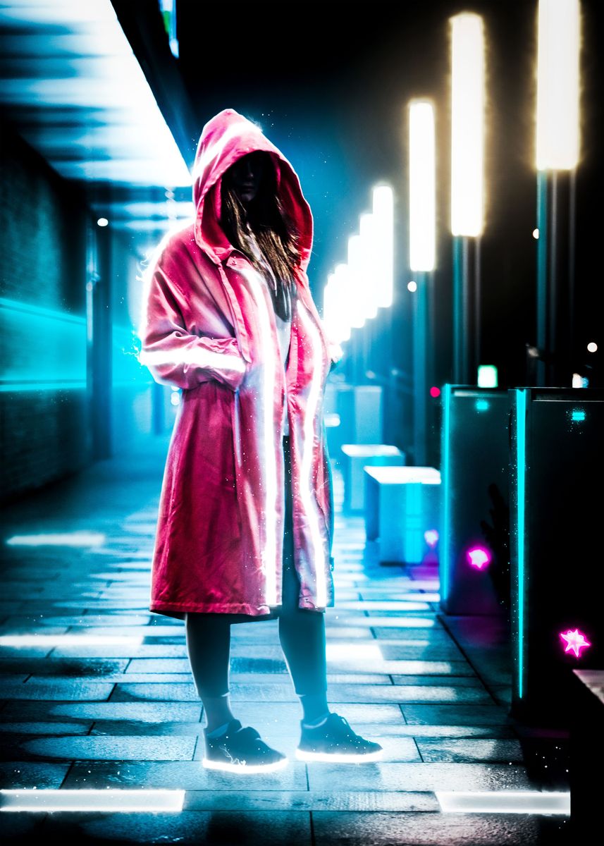 'Between Shadows and Lights' Poster, picture, metal print, paint by ...