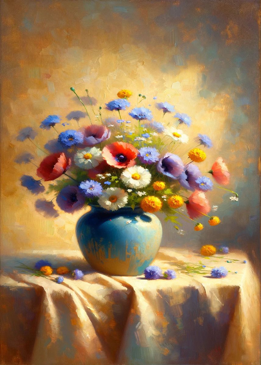 'Beautiful Flower' Poster, picture, metal print, paint by Hawysia Leyna ...