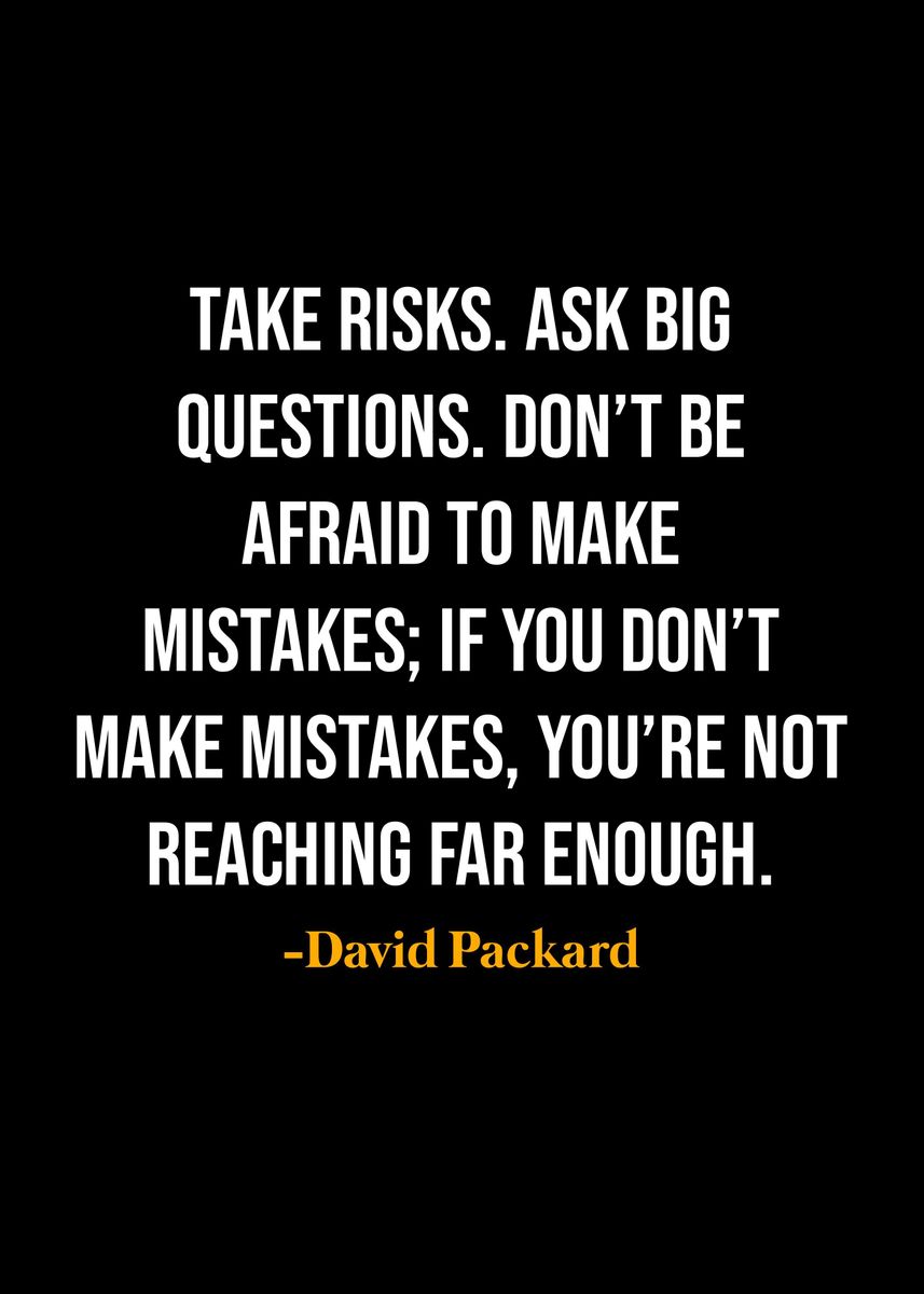 'David Packard Quotes ' Poster, picture, metal print, paint by KAGE ...