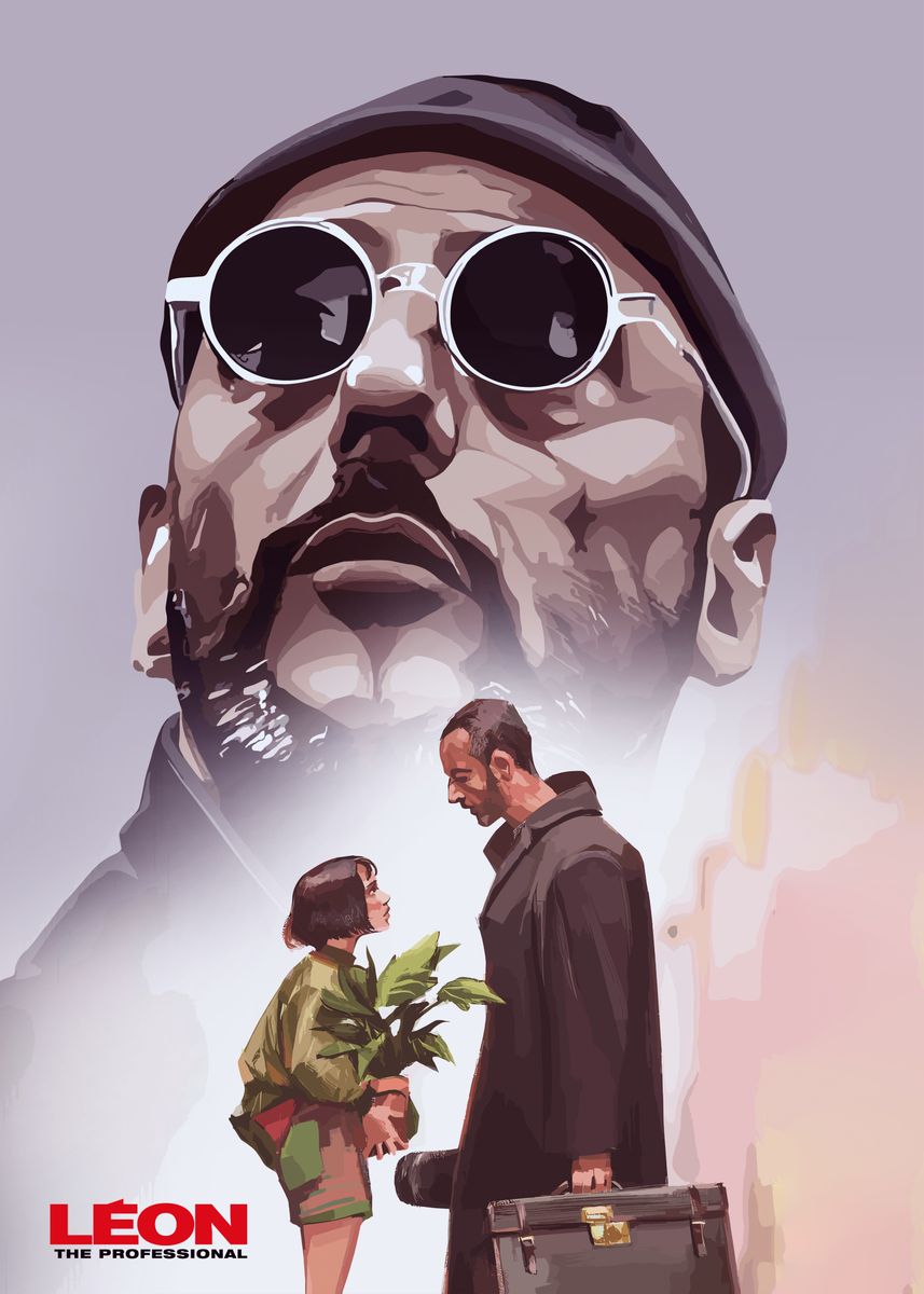 'Leon Movie Poster' Poster, picture, metal print, paint by NuMaNi Art ...