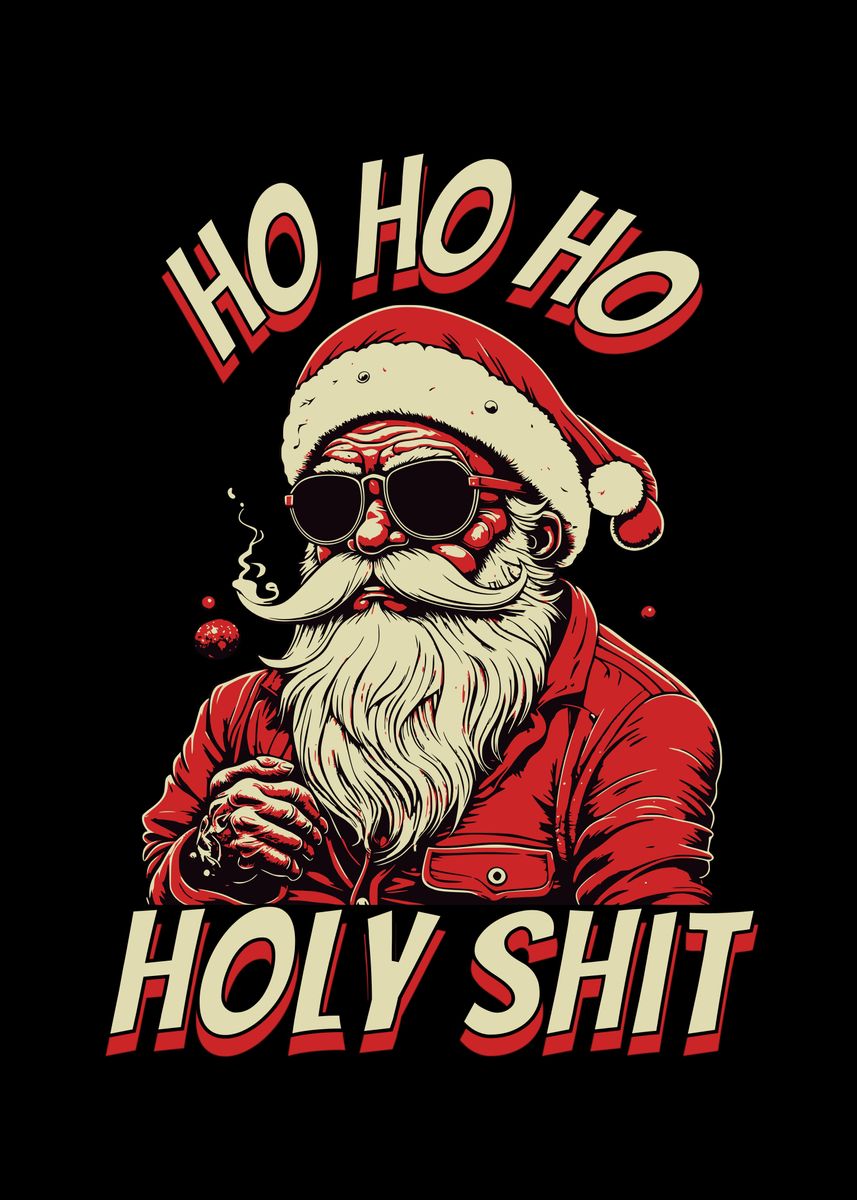 'Christmas Santa Claus' Poster, picture, metal print, paint by MzumO ...