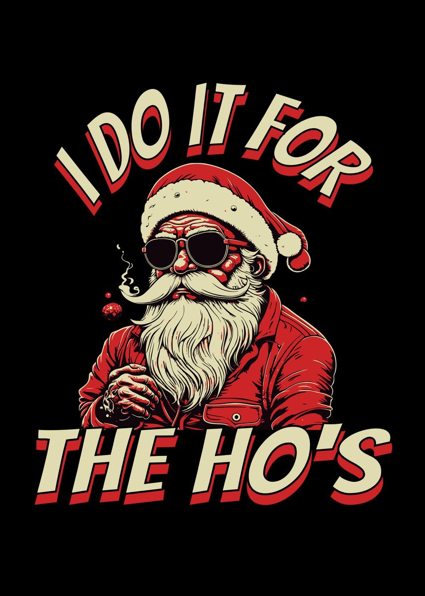 'Christmas Santa Claus' Poster, picture, metal print, paint by MzumO ...