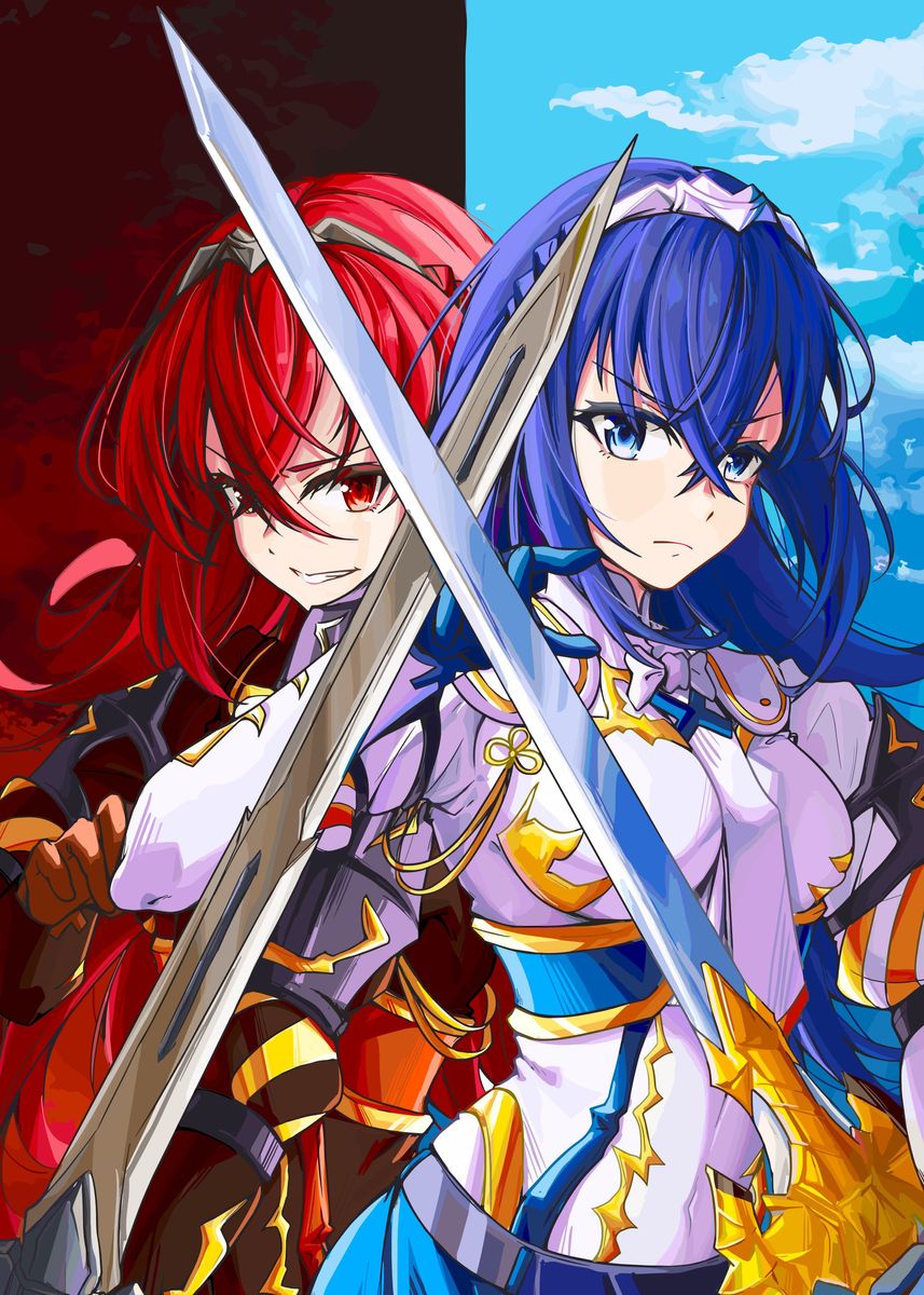 'Fire Emblem Engage' Poster, picture, metal print, paint by Hamura Sanum | Displate