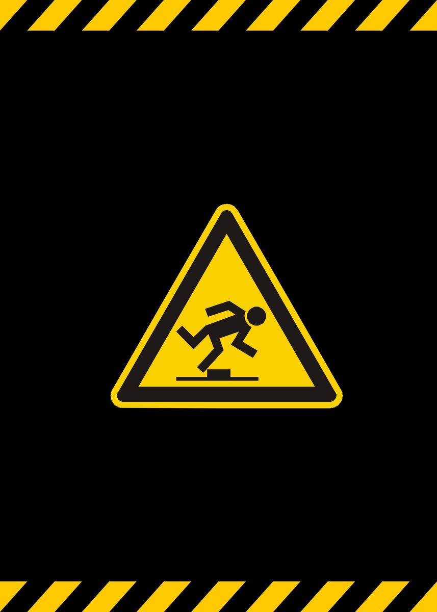 'Trip Sign' Poster, picture, metal print, paint by classicposter ...