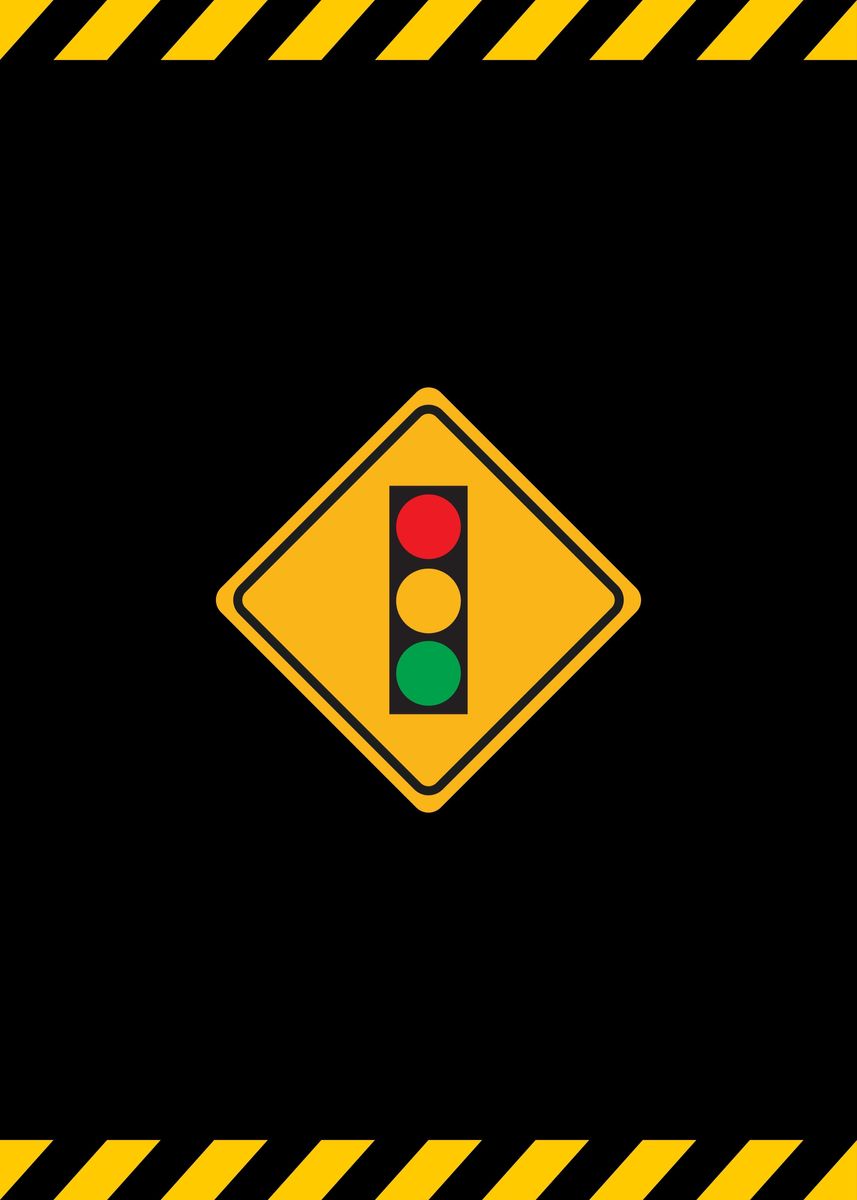 'Traffic sign' Poster, picture, metal print, paint by classicposter ...