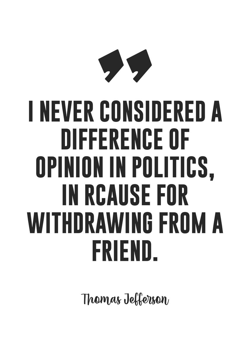 'Thomas Jefferson quote' Poster, picture, metal print, paint by Gembull ...