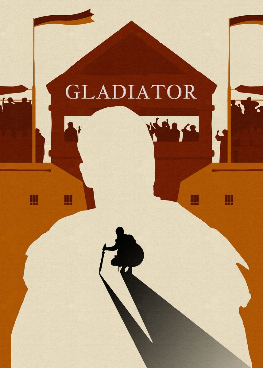 'Gladiator Movie Poster' Poster, picture, metal print, paint by NuMaNi ...