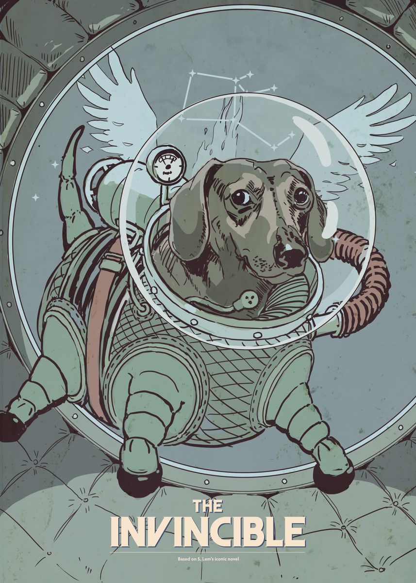 'The Invincible Dog' Poster, picture, metal print, paint by 11 bit ...