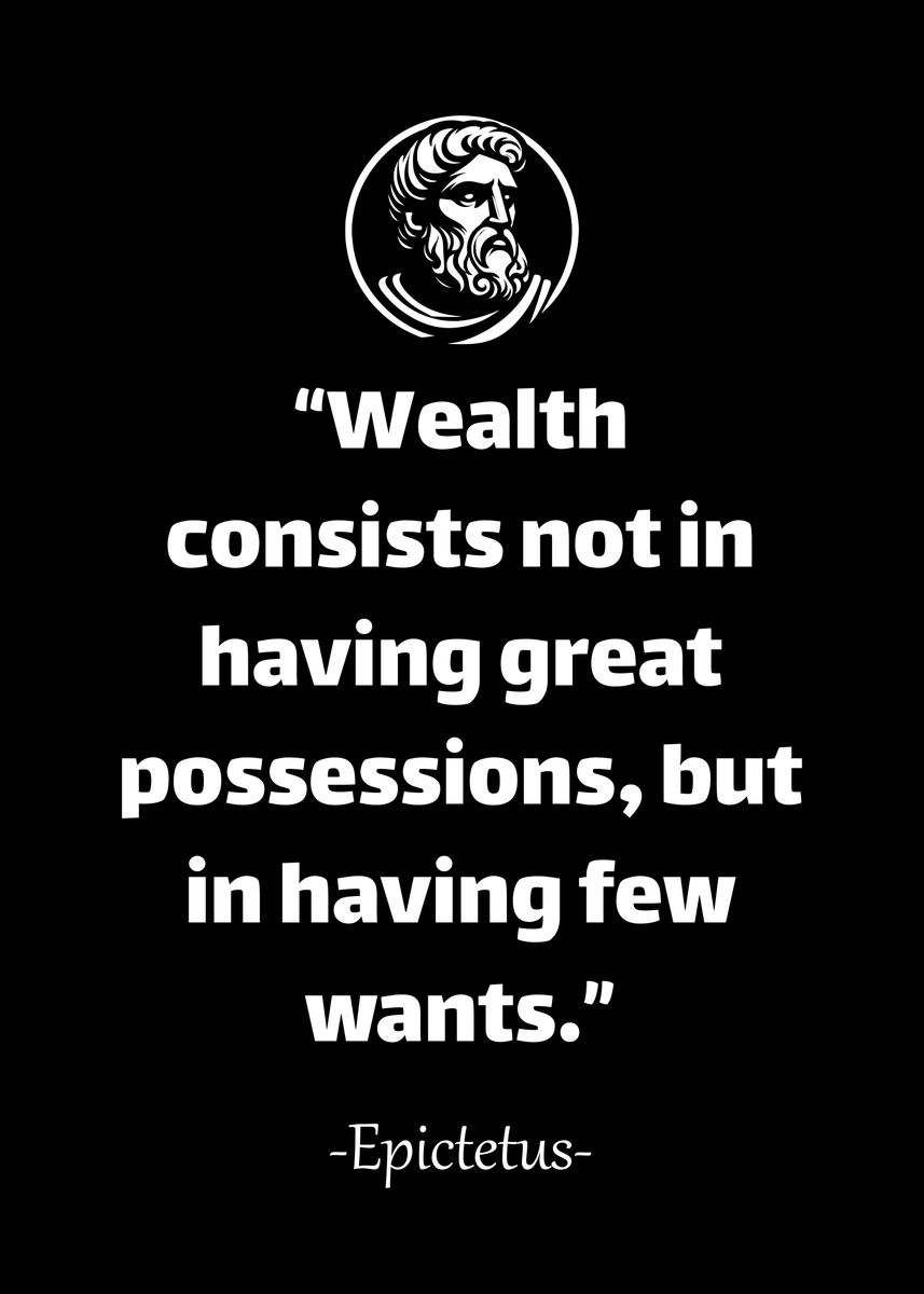 'Epictetus Wise Quotes' Poster by Vladyslav Severyn | Displate